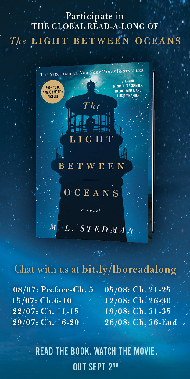 Read-Along | The Light Between Oceans, M.L. Stedman | Literary Treats